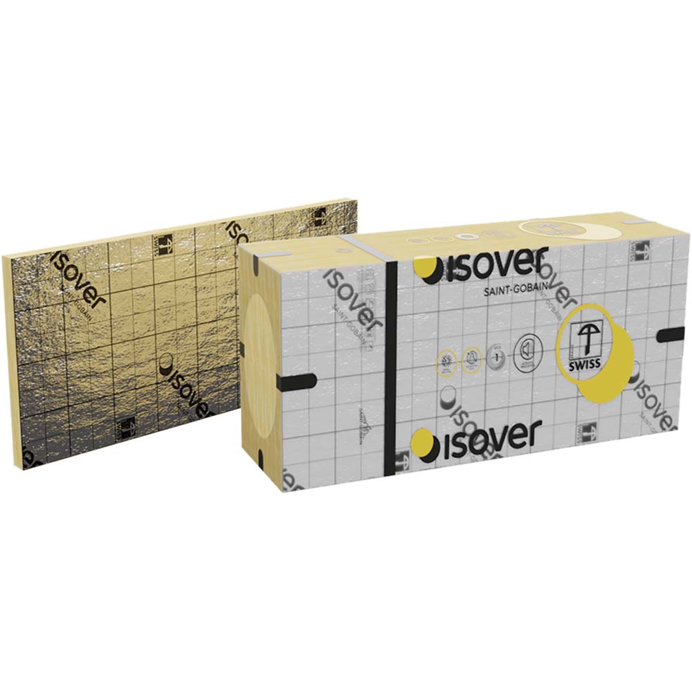 Isover Glaswolle Isocalor Trittschalldämmplatte | aluarmiert | 600.00 | 22.00 | 1250.00 ...